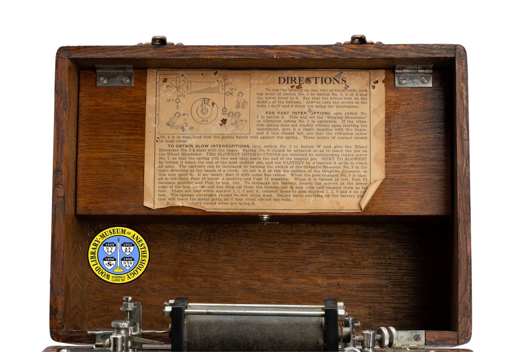 Hutchinson Singing Rheotome - Wood Library-Museum of Anesthesiology