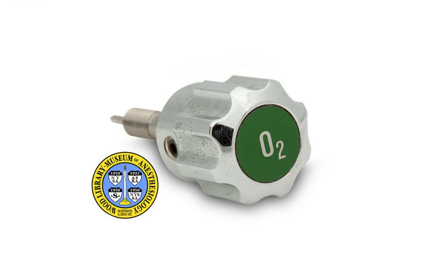 Calverley Oxygen Knob - Wood Library-Museum of Anesthesiology