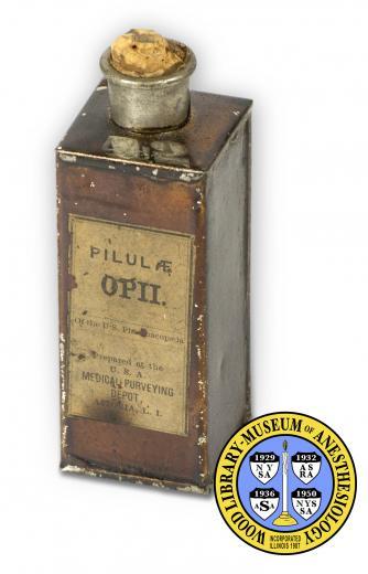 Opium Tin - Wood Library-Museum of Anesthesiology
